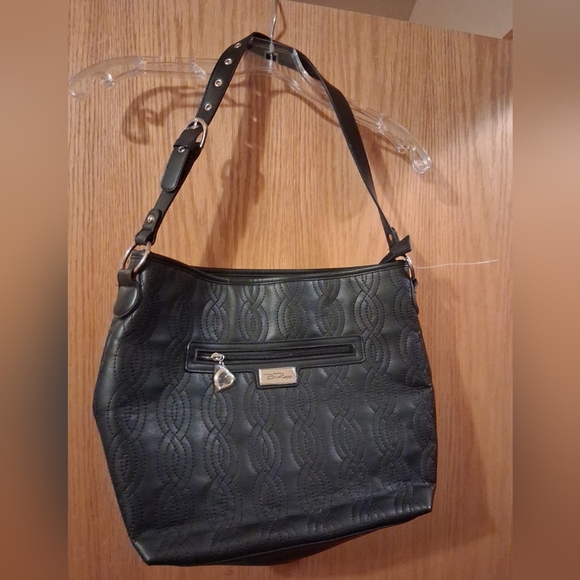 Bella Russo | Bags | Womens Bella Russo Quilted Shoulder Bag Black ...